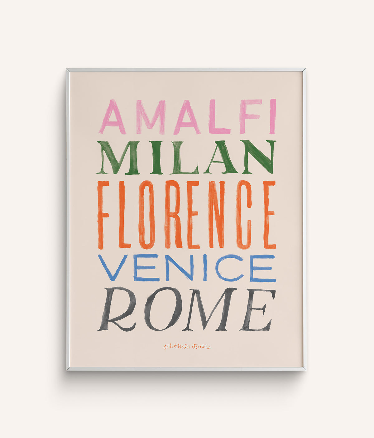 Dreams of Italy: Italian Cities Art Print | Phthalo Ruth