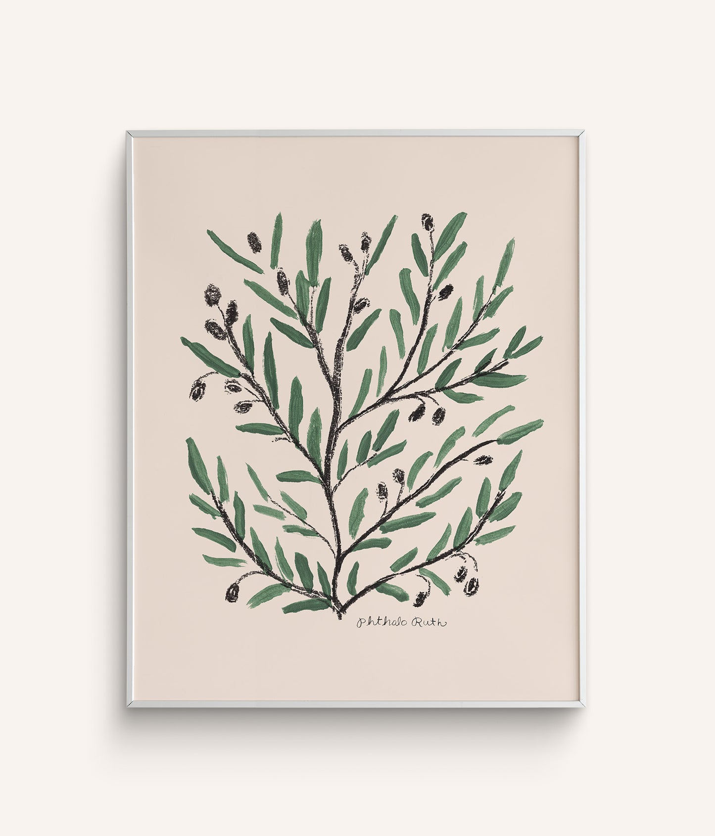 Olive Tree Art Print – Phthalo Ruth
