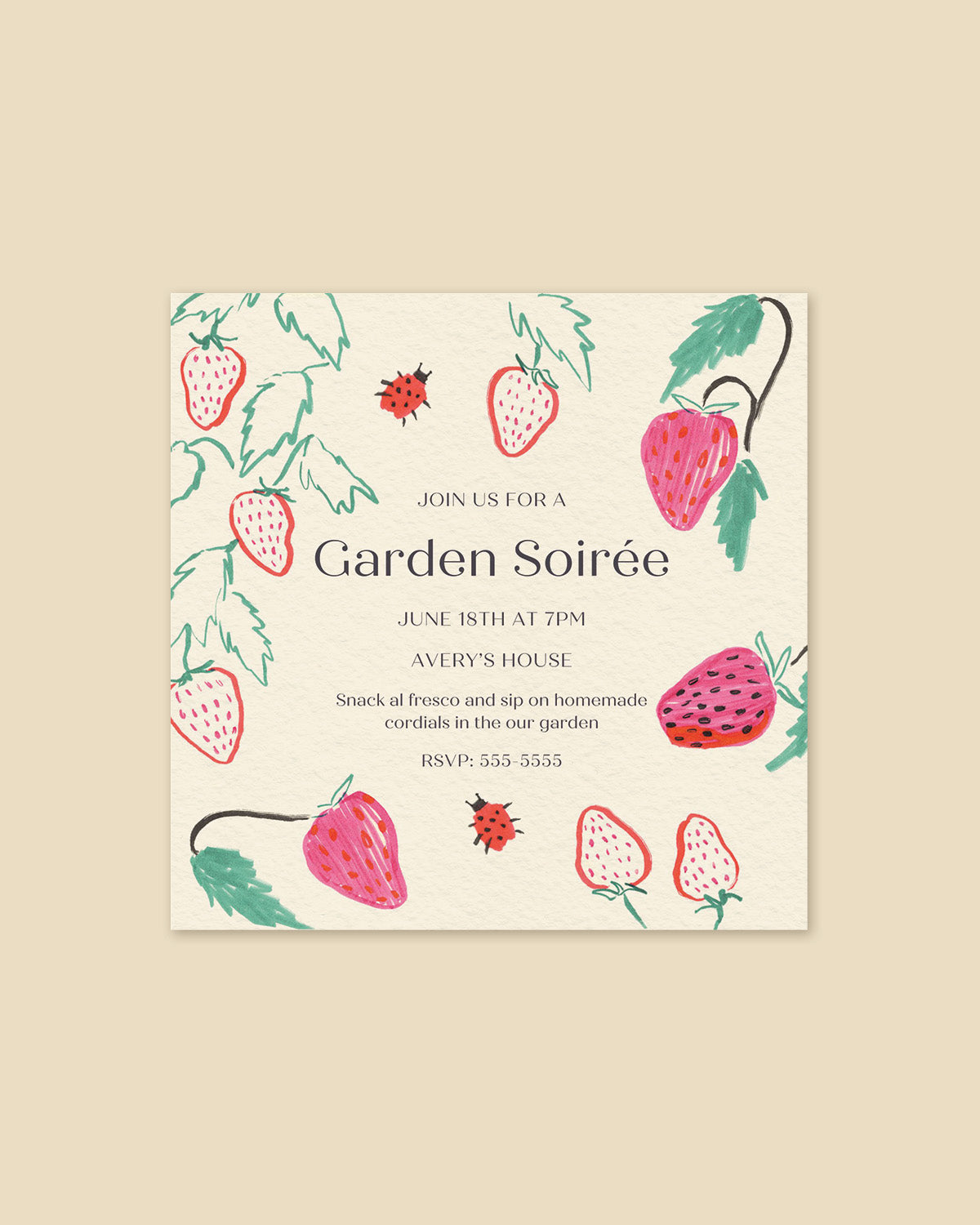 Custom Dinner Party Invitations & Cocktail Menus: Floral, Italian ...