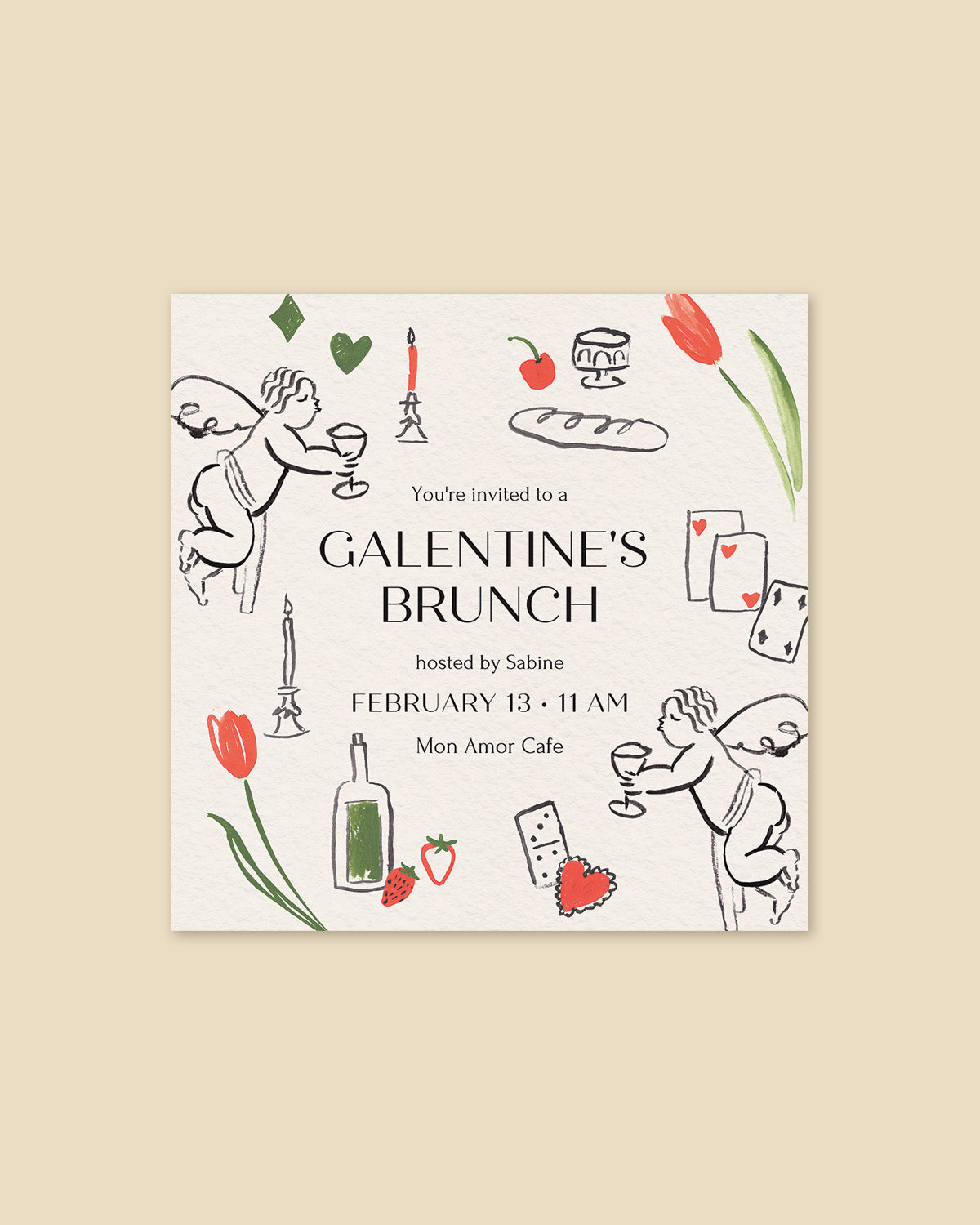 Love Games Valentine's Day Invitation Template – Phthalo Ruth